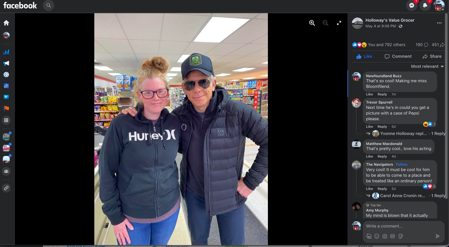 Ben Stiller Spotted Again In Musgravetown And Bloomfield - NEWFOUNDLAND ...